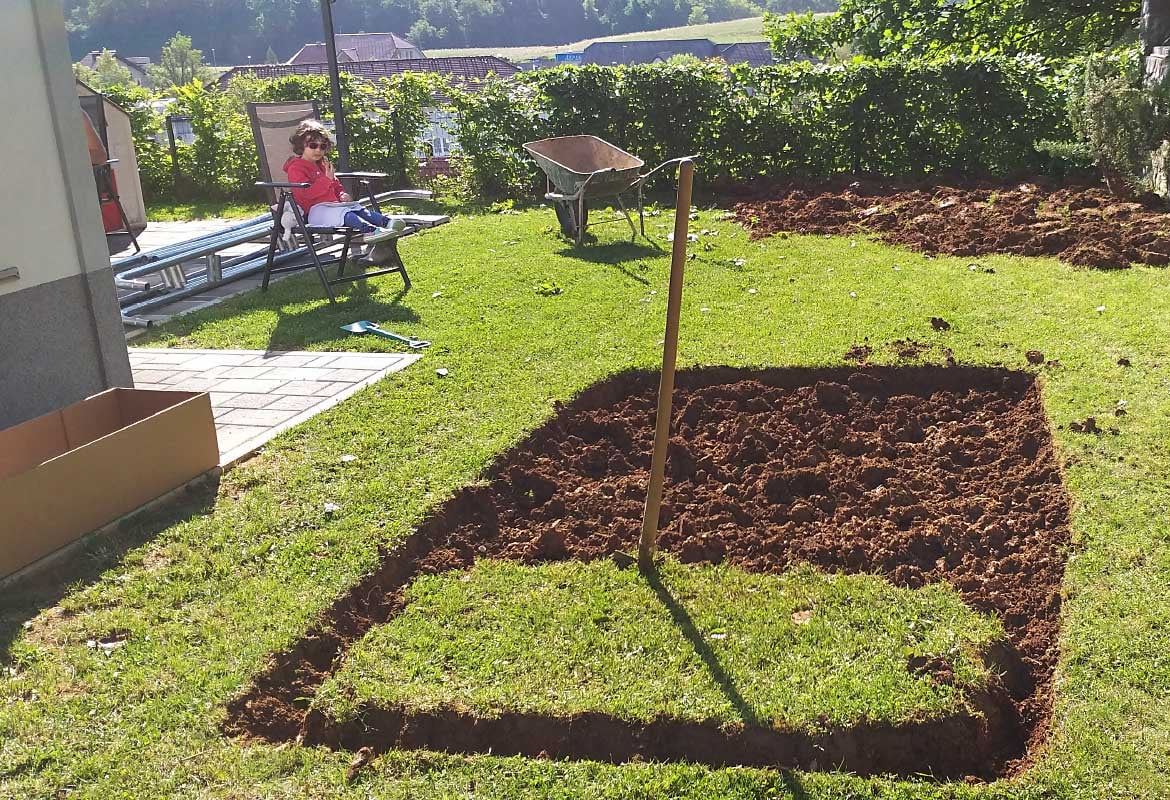 Step-by-step preparation of the pit for your inground trampoline