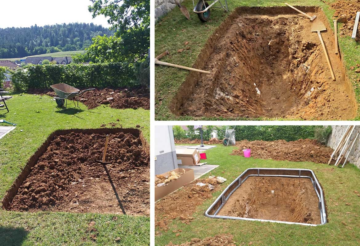 Step-by-step preparation of the pit for your inground trampoline