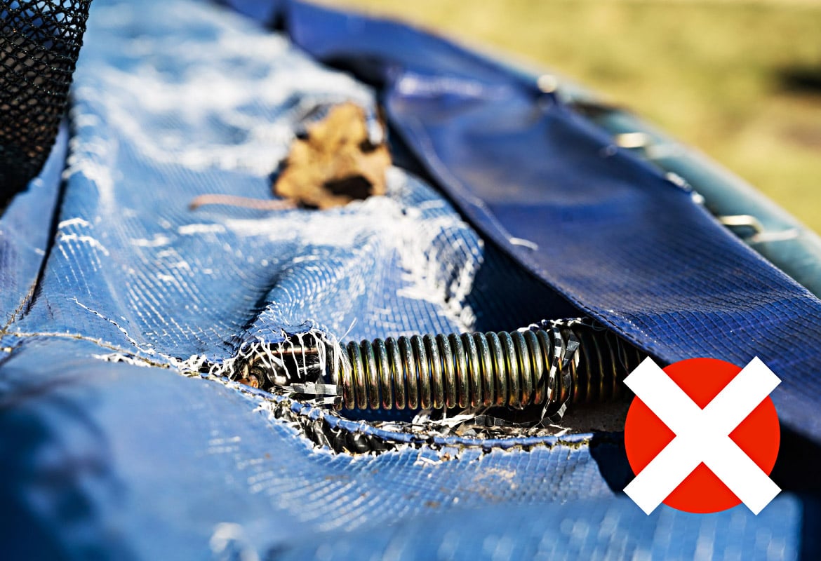 When to replace a trampoline mat
