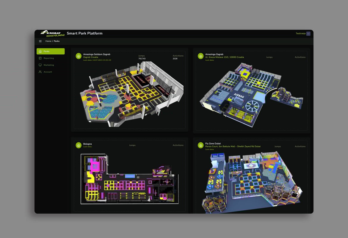 Smart Trampoline park software for easy management