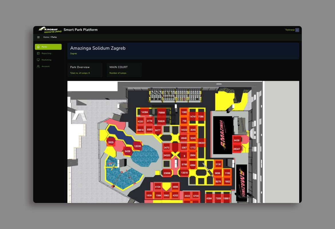 Smart Trampoline park software for easy management