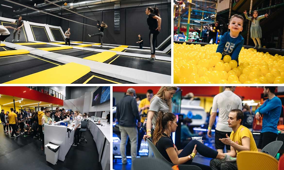 Innovative Trampoline park design - pushing the boundaries of fun