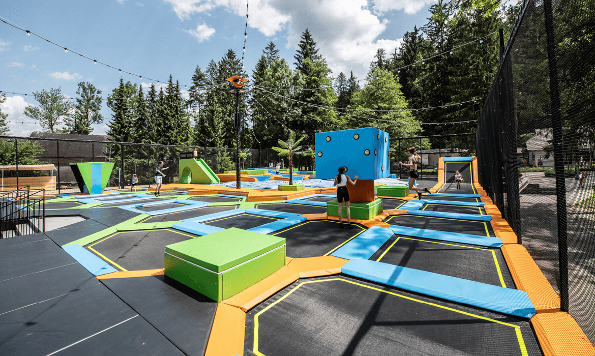 Advantages of a modular Trampoline park design