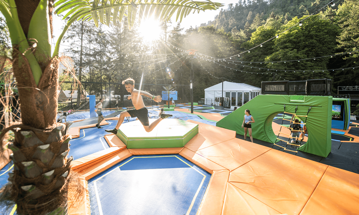 Advantages of a modular Trampoline park design