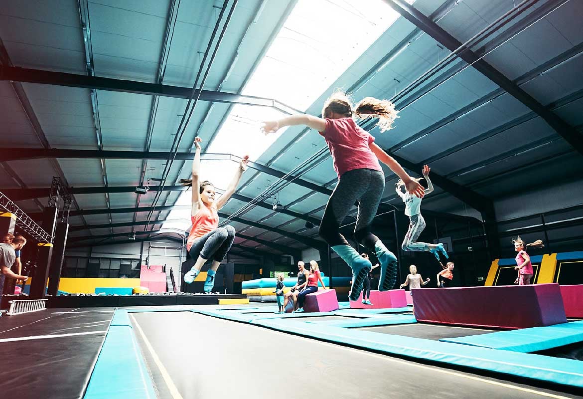 Don’t forget advanced jumper features in your Trampoline park