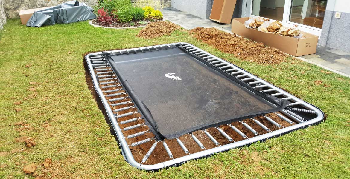 Step-by-step preparation of the pit for your inground trampoline