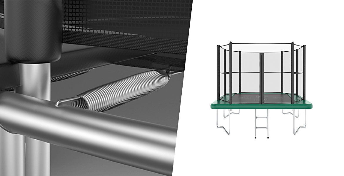 The simplest trampoline assembly - Akrobat AkroCLICK®