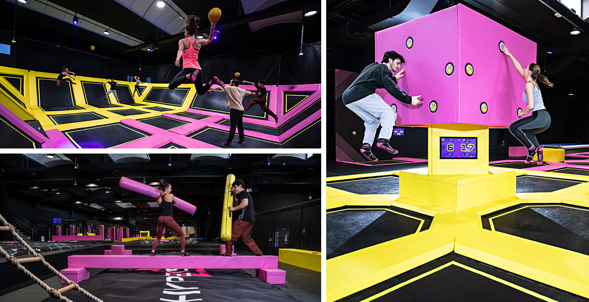 Hyperspace Trampoline park - Case study